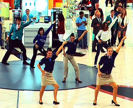 Kids Events Dubai Airport Flashmob